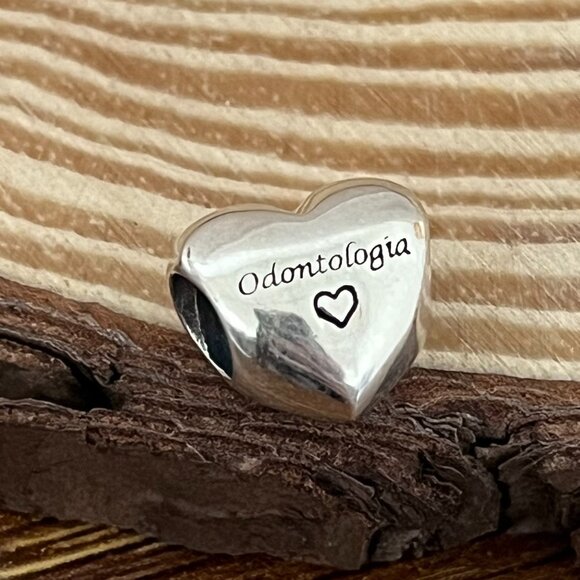 Pandora | Jewelry | Pandora Odontologia Exclusive Heart Bead Charm ...